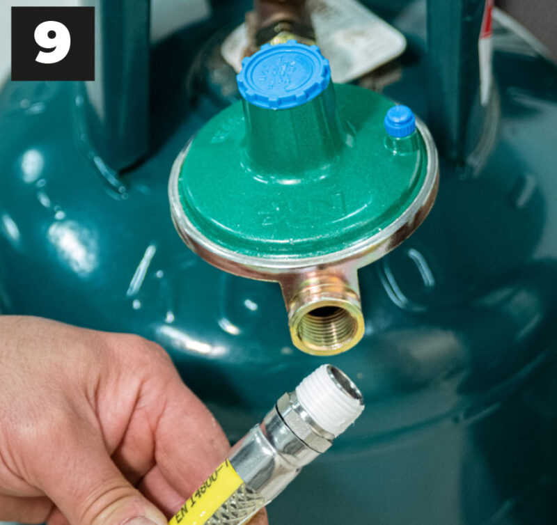 How to connect the Alfa oven to the gas network or to the cylinder ...